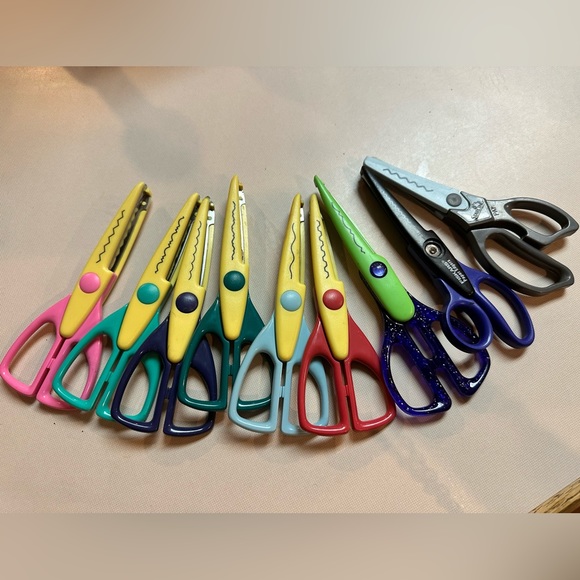 Nicole | Office | Craft Paper Edger Scissors Lot Of 9 Brands Are ...